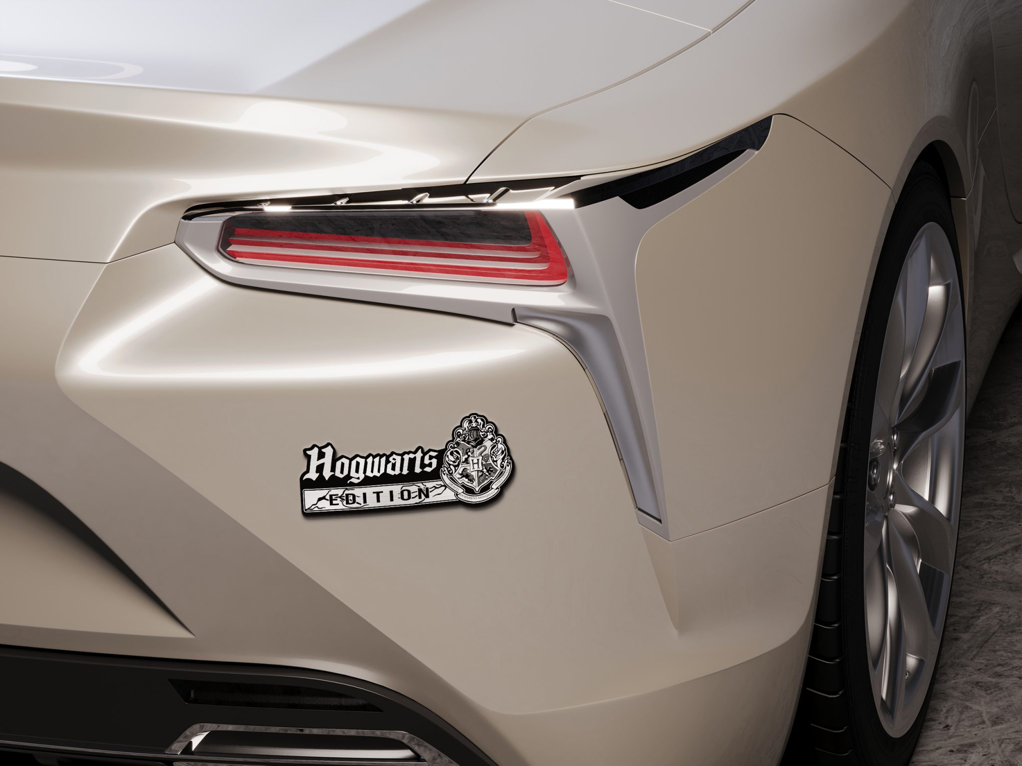 Hogwarts Edition Laser Engraved Car Emblem Version 1 – BohoPride