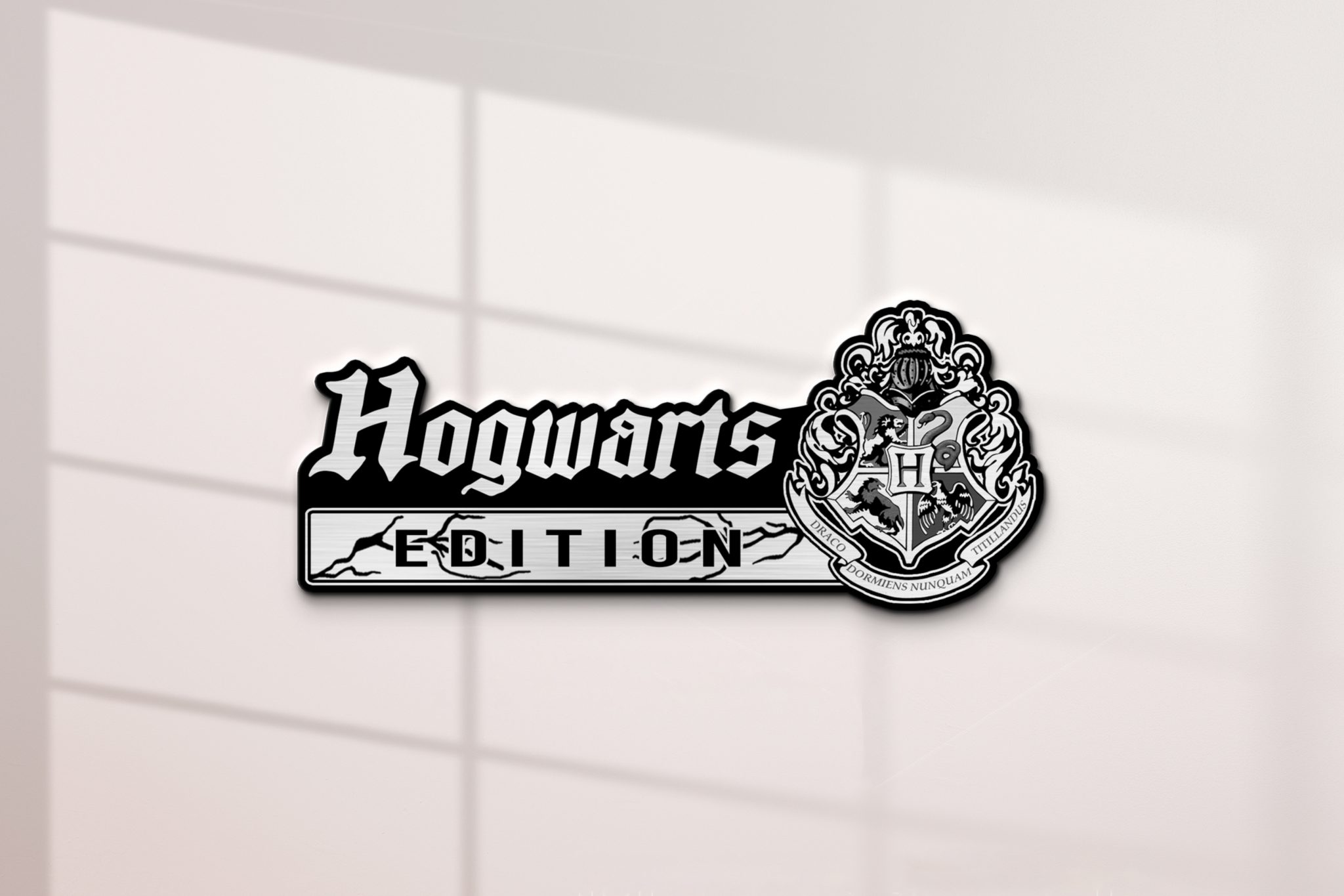 Hogwarts Edition Laser Engraved Car Emblem Version 1 – BohoPride