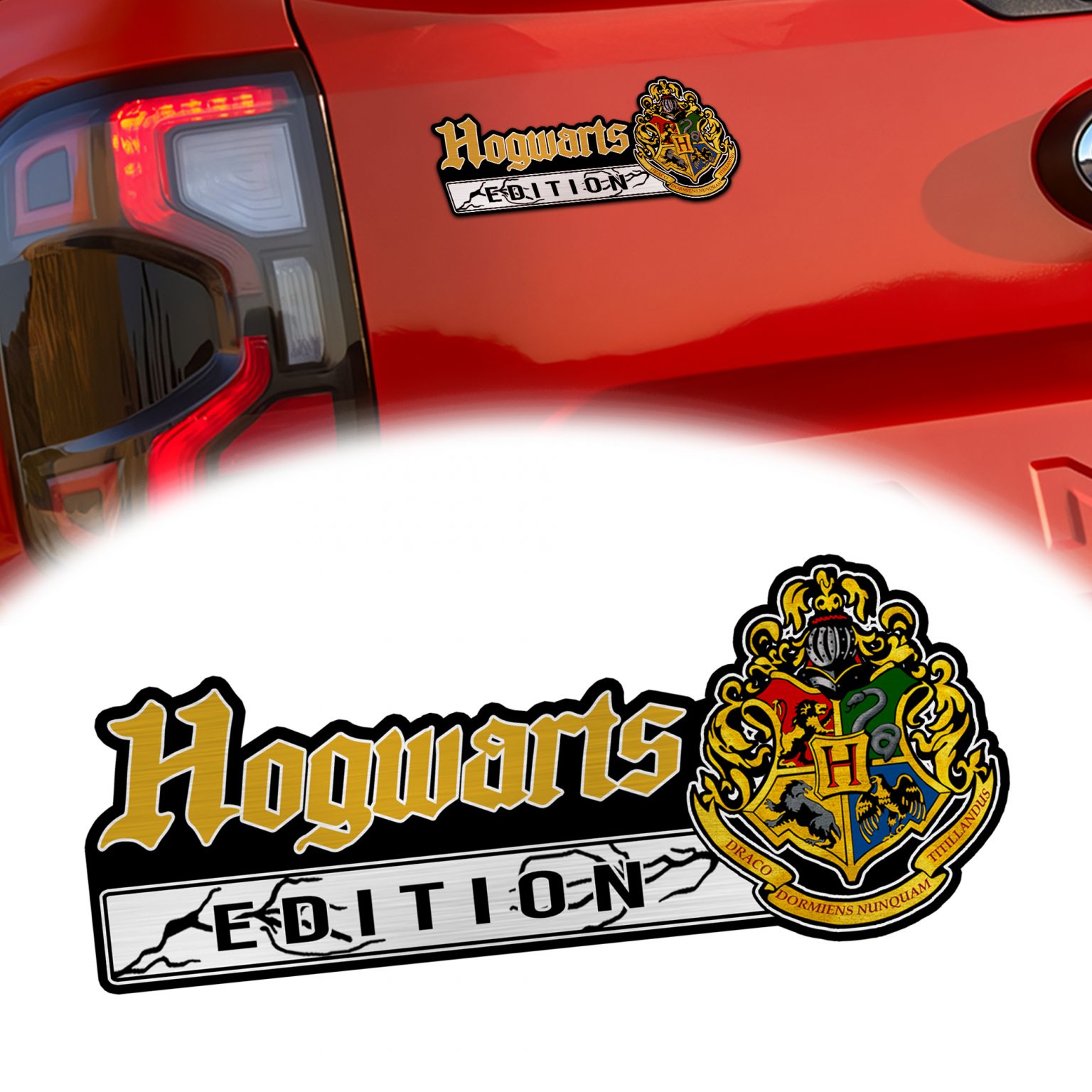 Hogwarts Edition Laser Engraved Car Emblem Version 2 – BohoPride