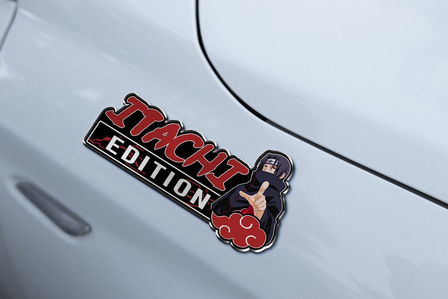 Itachi Edition Laser-Engraved Car Name Emblem – BohoPride
