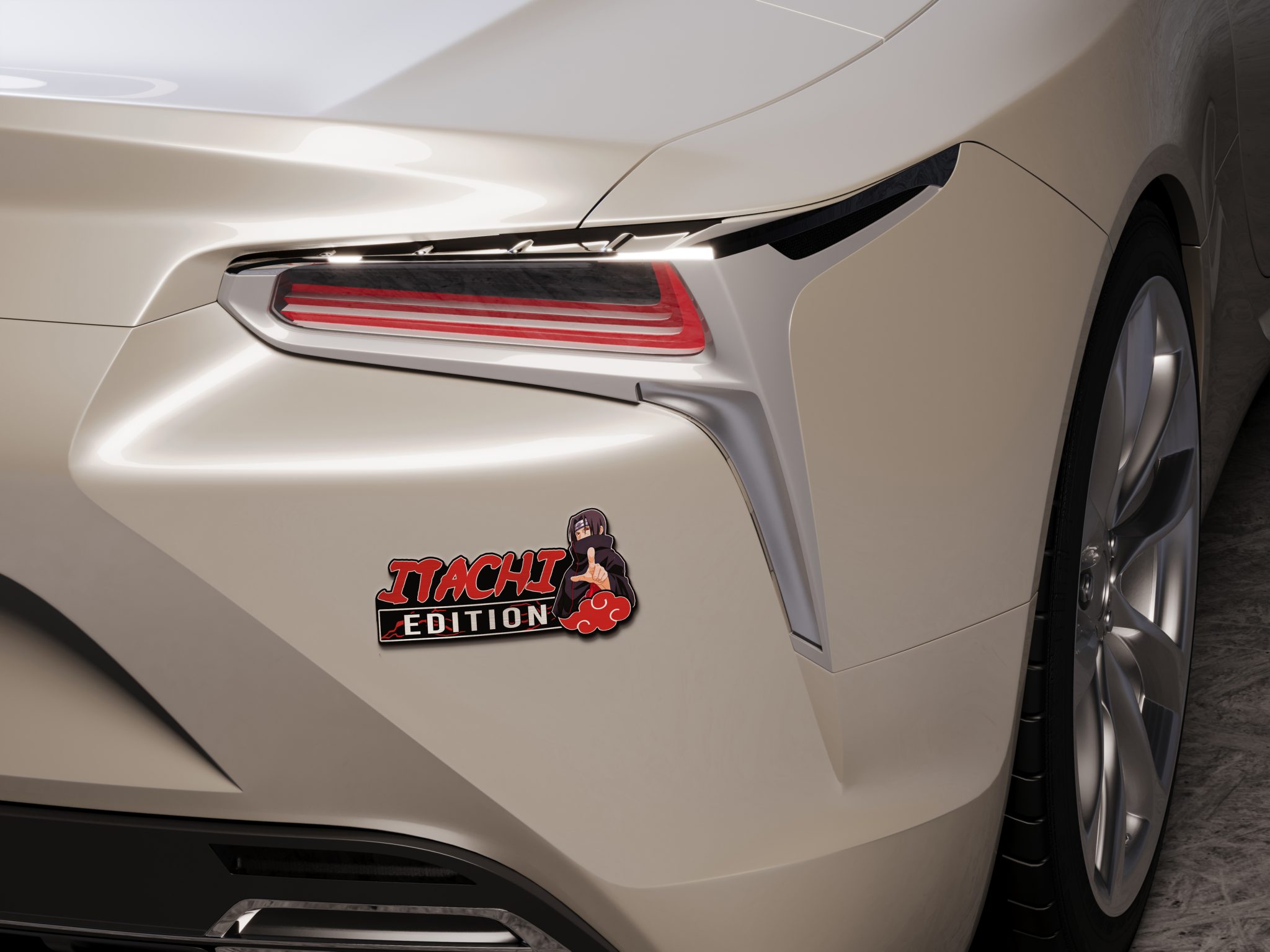 Itachi Edition Laser-Engraved Car Name Emblem – BohoPride