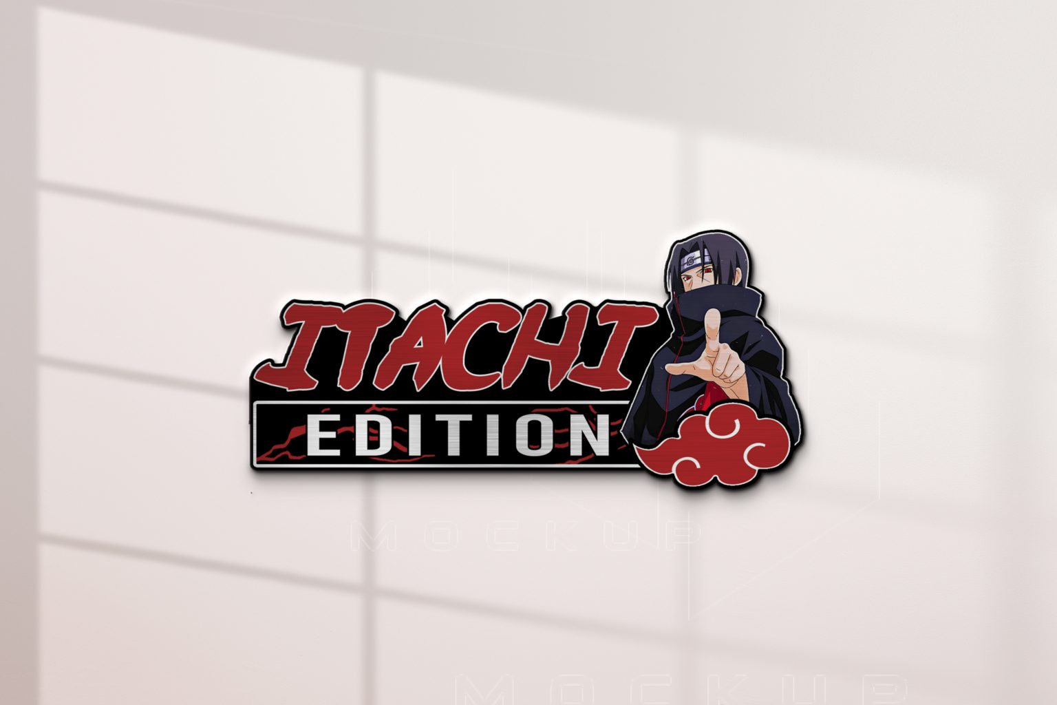 Itachi Edition Laser-Engraved Car Name Emblem – BohoPride