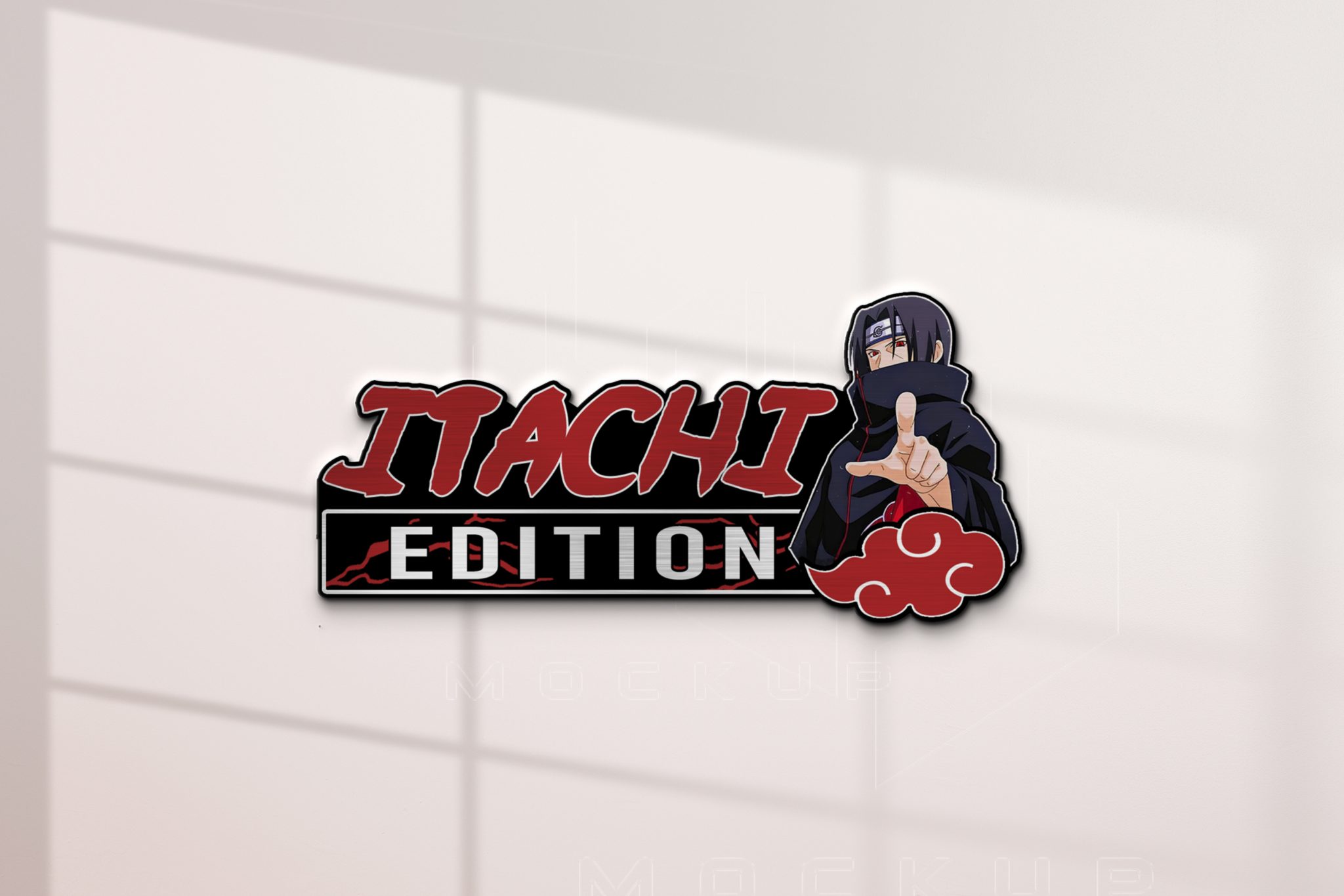 Itachi Edition Laser-Engraved Car Name Emblem – BohoPride