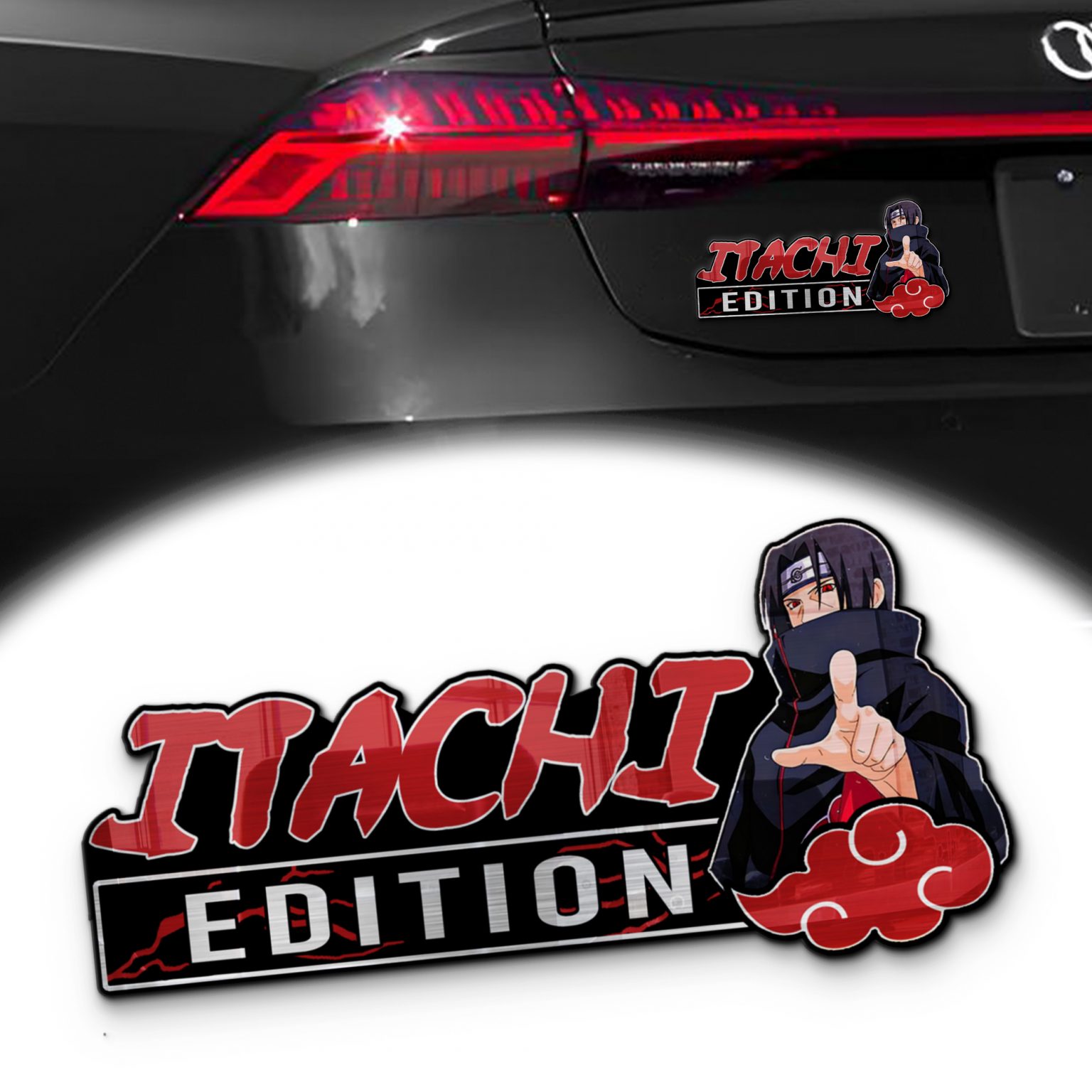 Itachi Edition Laser-Engraved Car Name Emblem – BohoPride