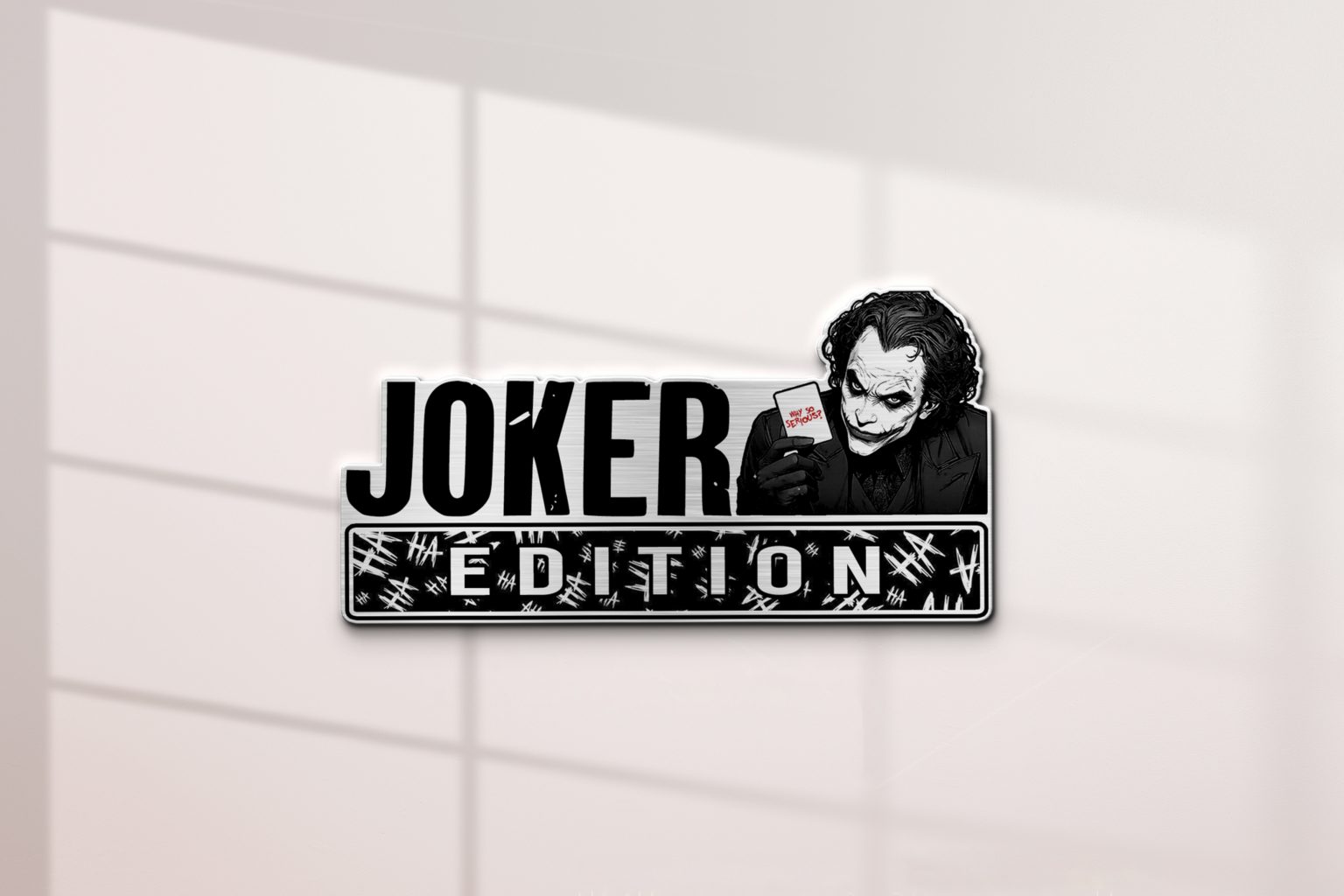 Joker Edition Laser Engraved Car Emblem – BohoPride