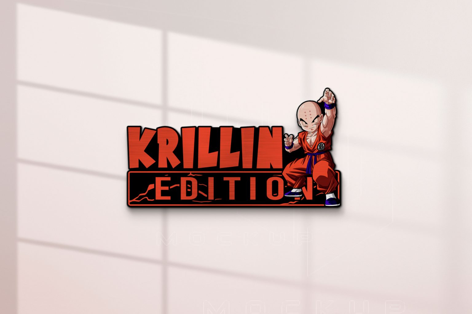 Krillin Edition Laser-Engraved Car Badge – BohoPride