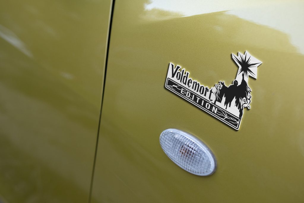 Voldemort Edition Laser Engraved Car Emblem – BohoPride