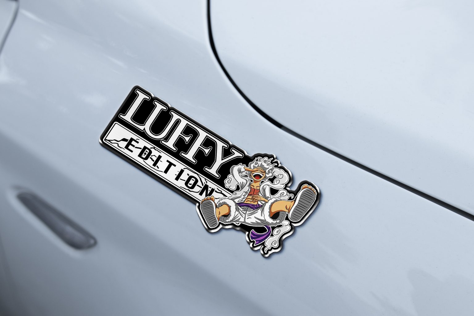 Monkey D Luffy Edition Laser Engraved Car Emblem – BohoPride