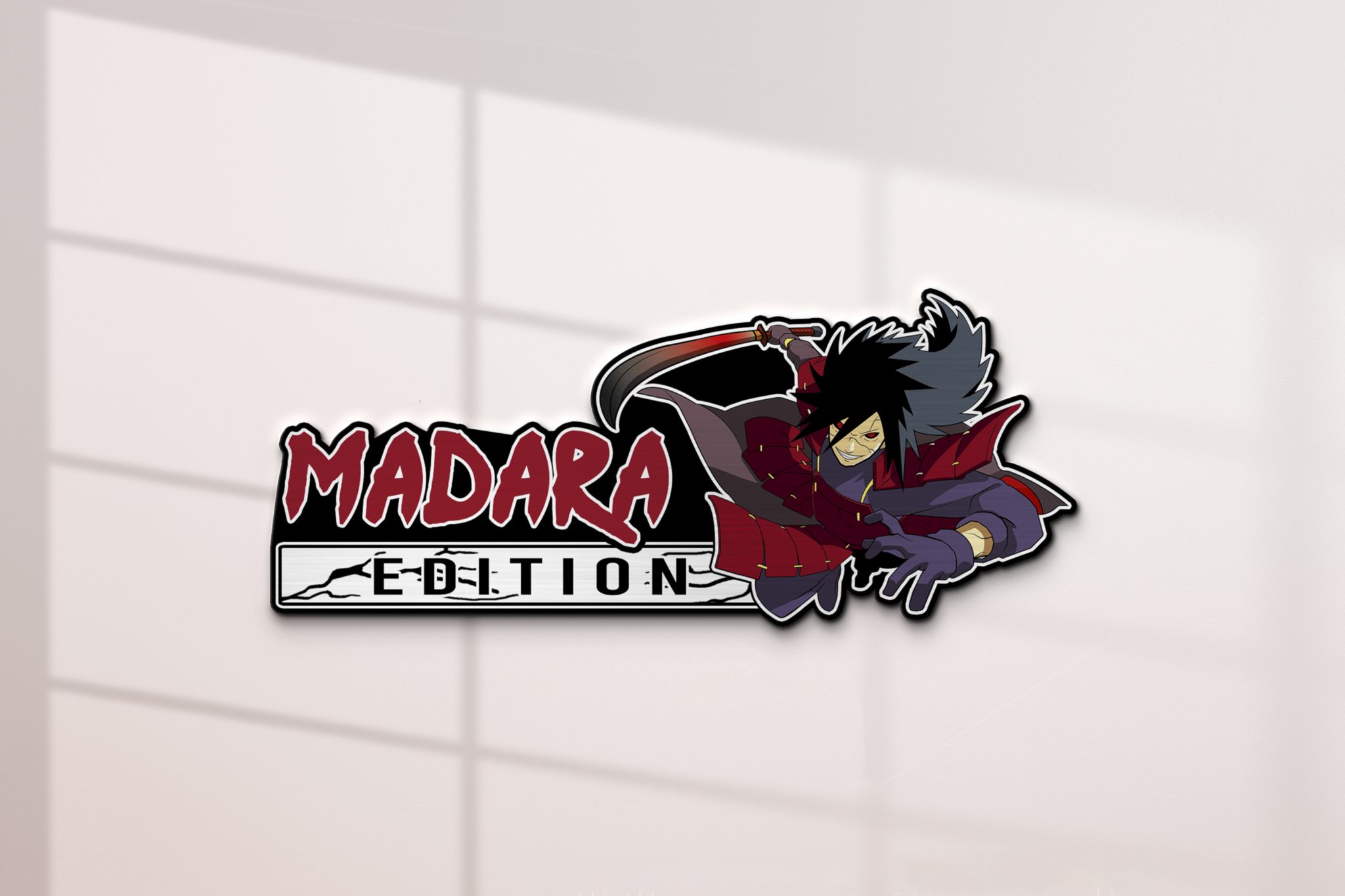 Uchiha Madara Edition Laser Engraved Car Emblem – BohoPride