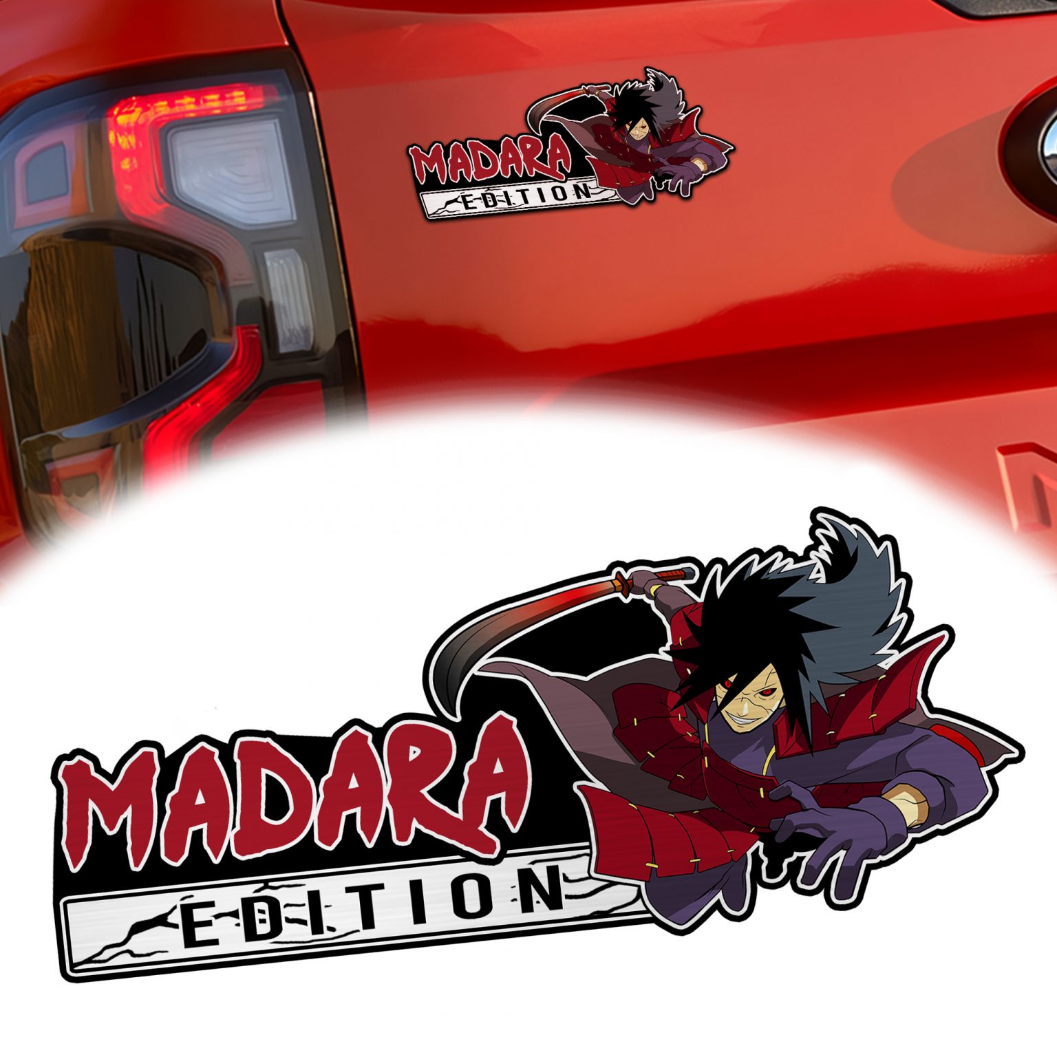 Uchiha Madara Edition Laser Engraved Car Emblem – BohoPride