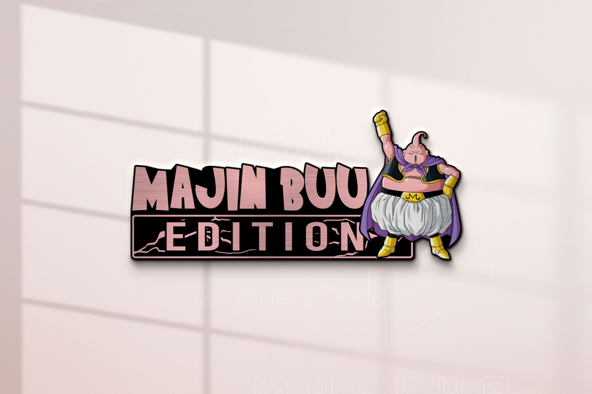 Majin Buu Edition Laser-Engraved Car Badge – BohoPride