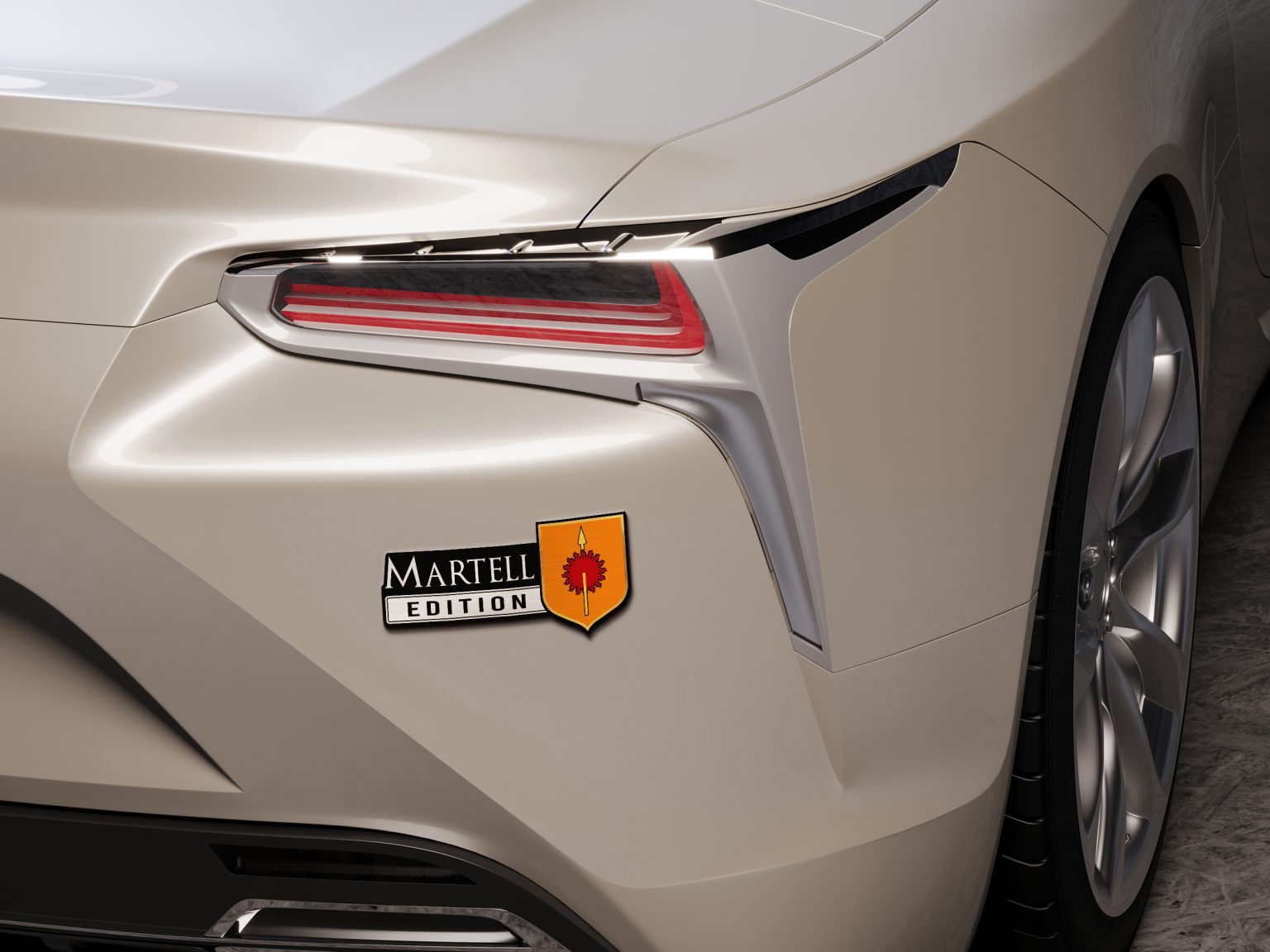 House Martell Edition Engraved Car Emblem – BohoPride