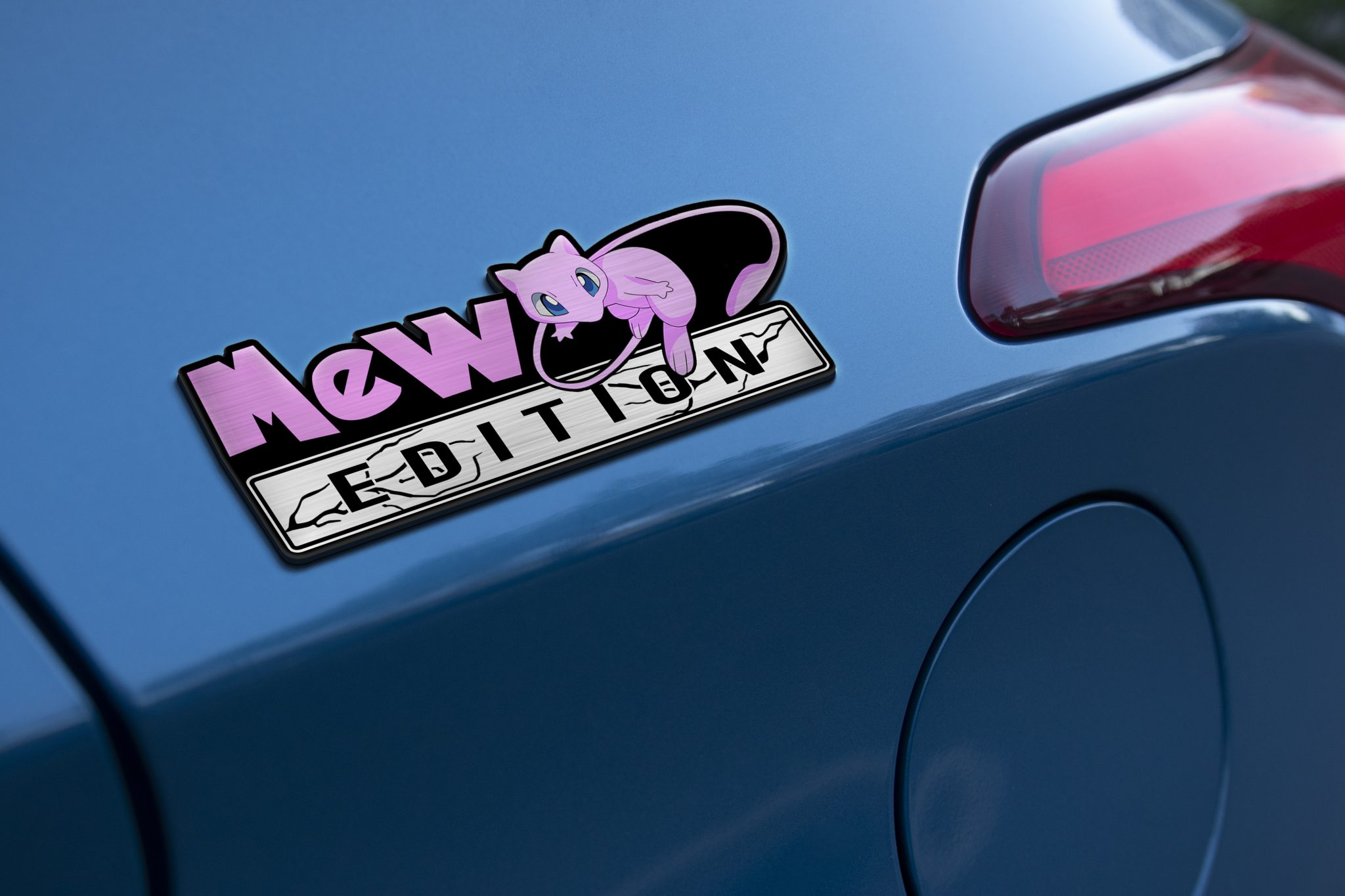 Mew Edition Laser Engraved Car Emblem – BohoPride