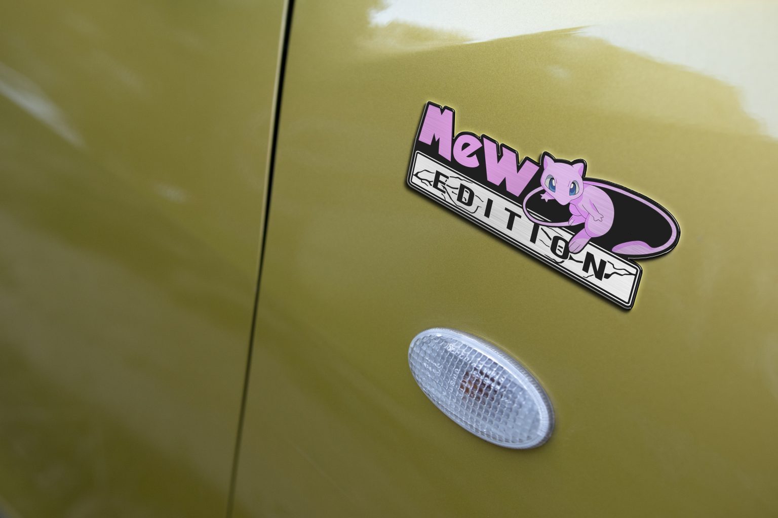 Mew Edition Laser Engraved Car Emblem – BohoPride