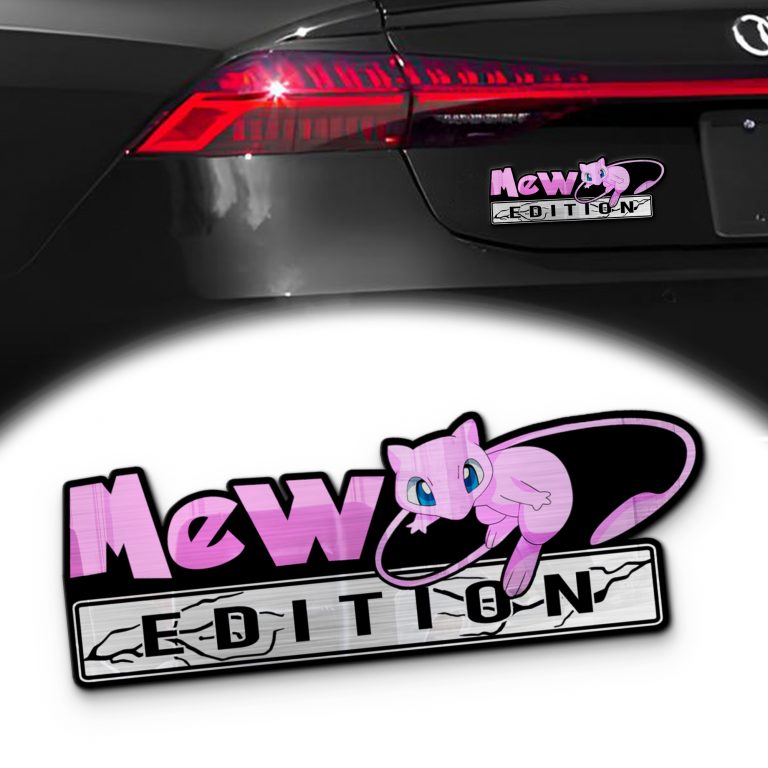 Mew Edition Laser Engraved Car Emblem – BohoPride