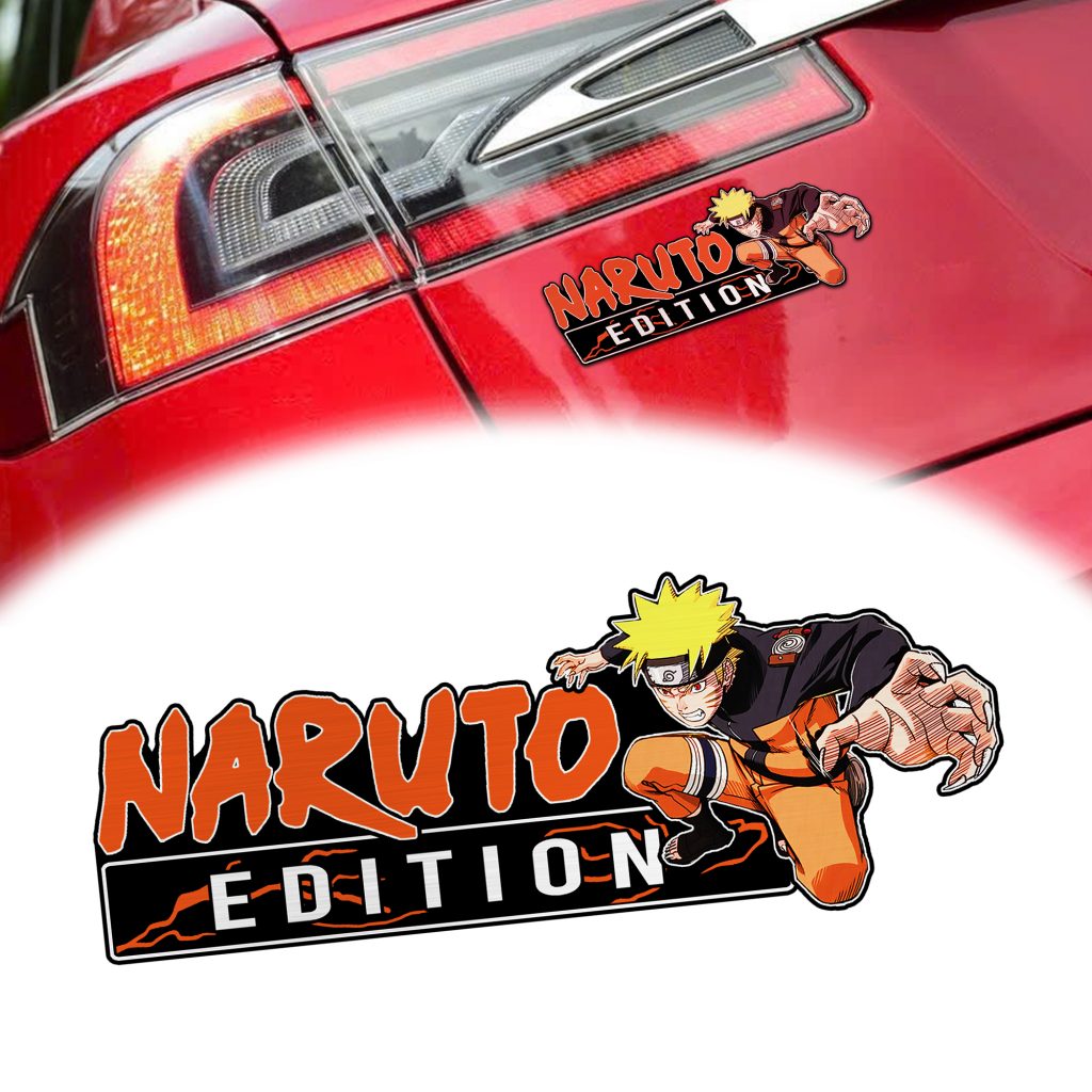 Naruto Edition Laser-Engraved Car Name Emblem Version 1 – BohoPride