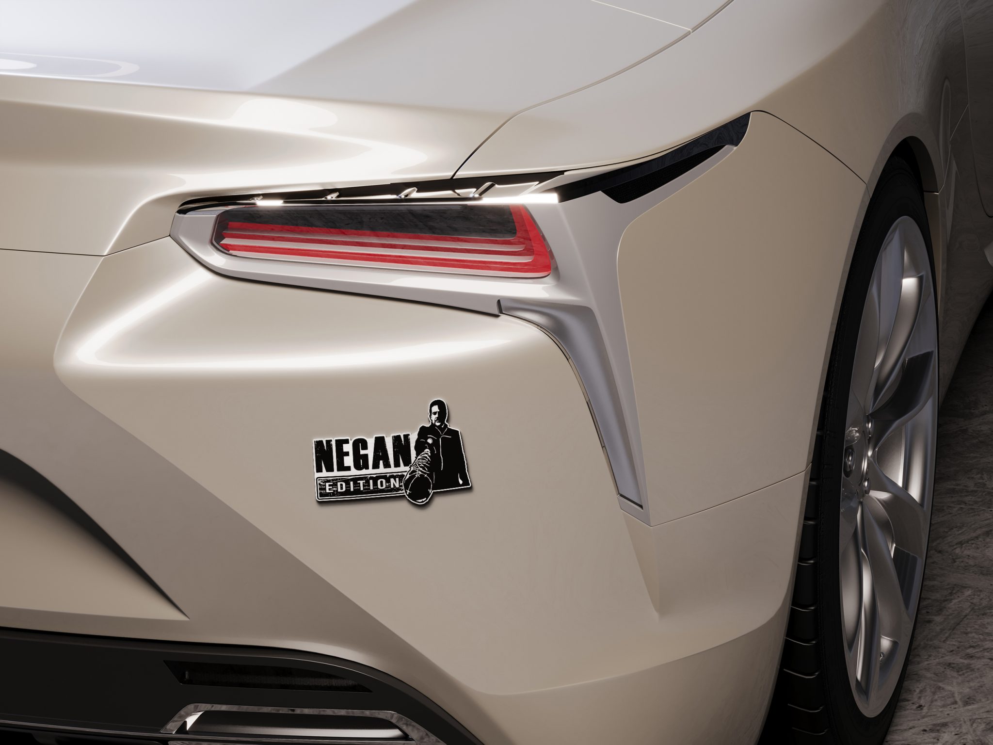 Negan Edition Laser Engraved Car Emblem – BohoPride