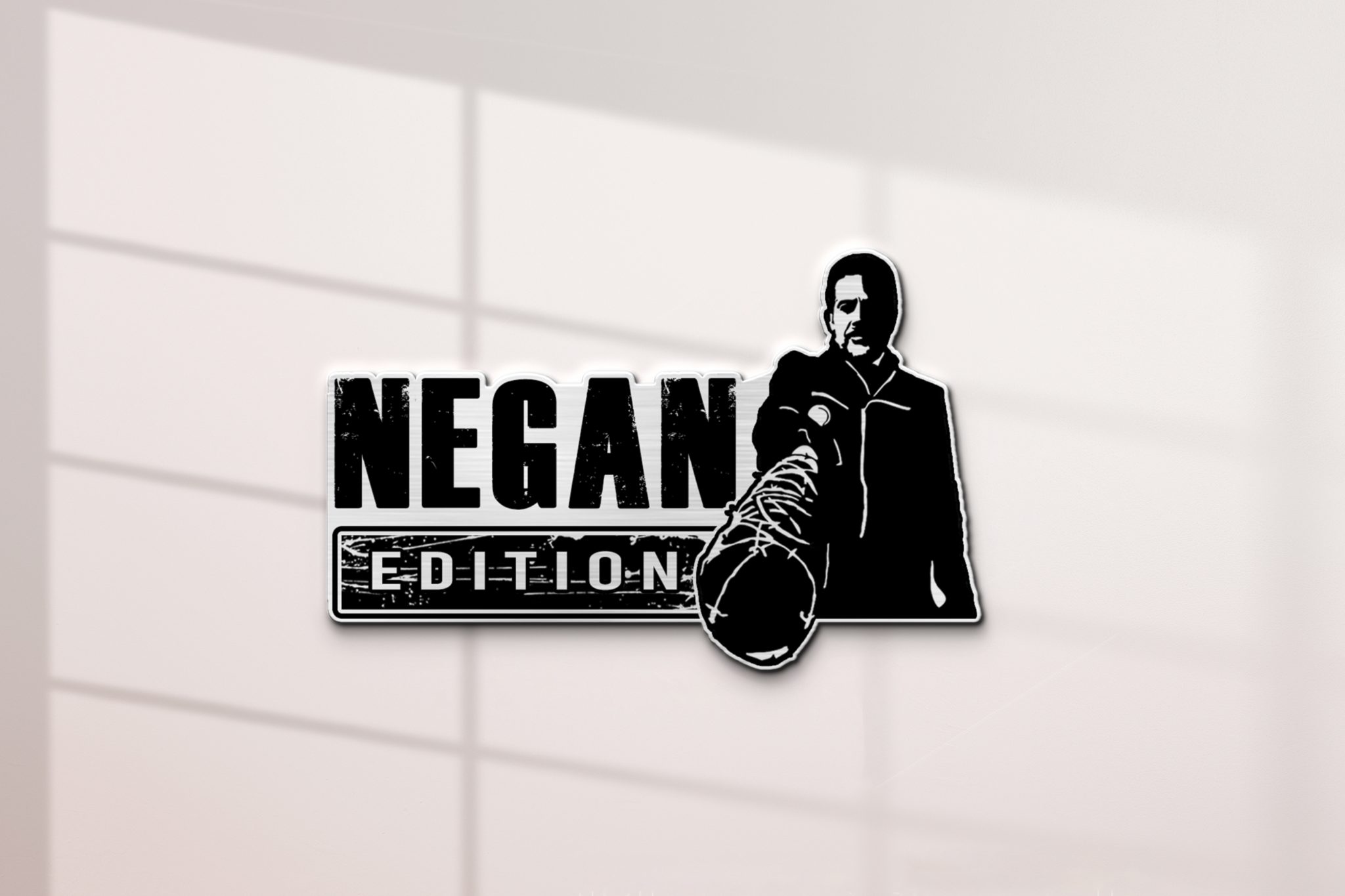 Negan Edition Laser Engraved Car Emblem – BohoPride