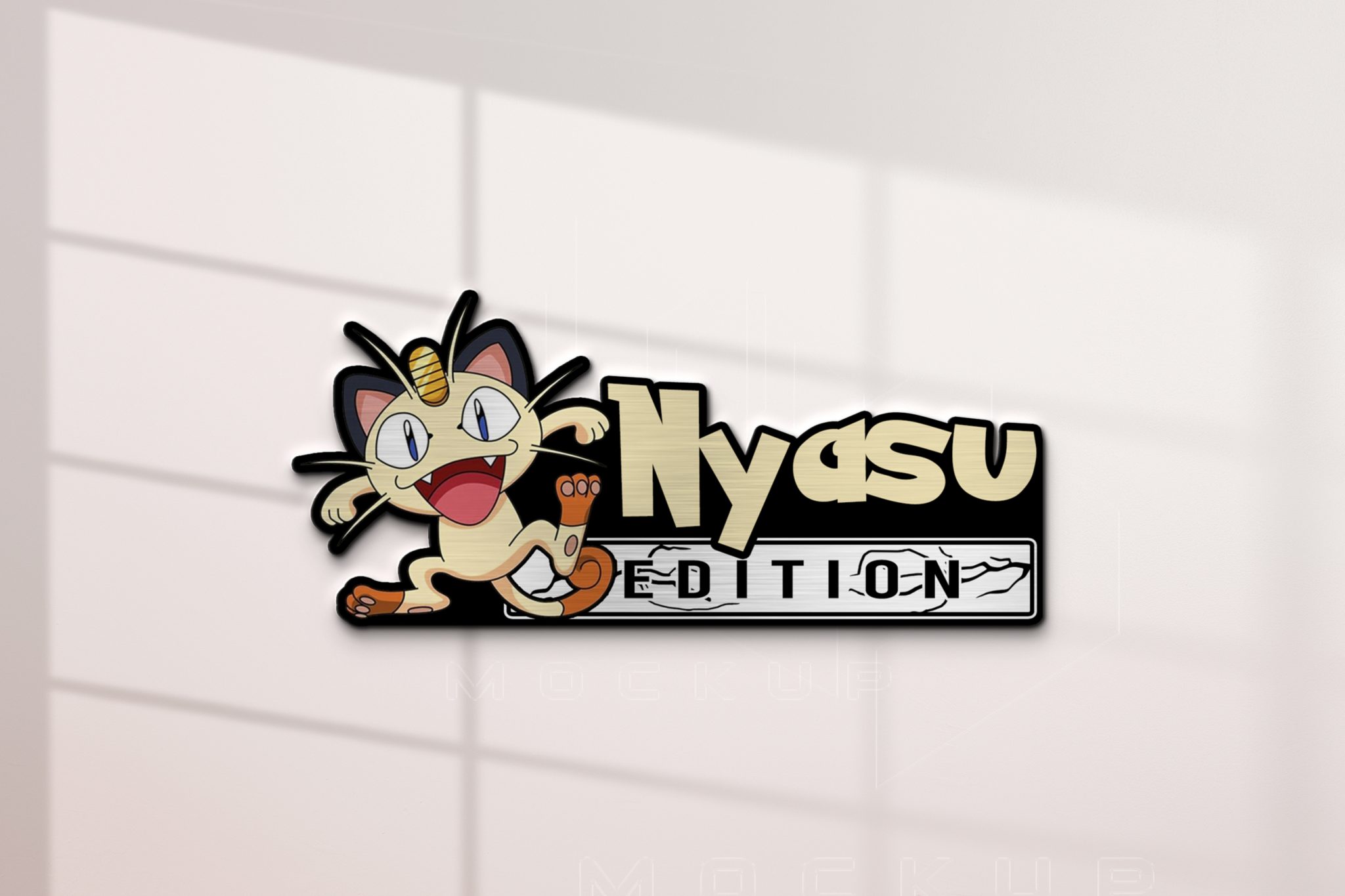 Nyasu Edition Laser Engraved Car Emblem – BohoPride