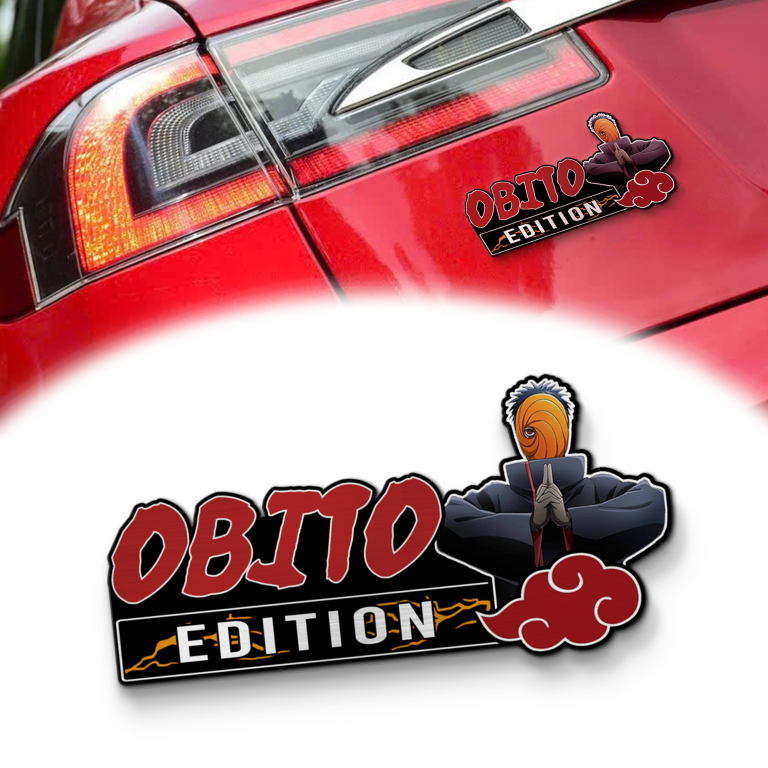 Obito Edition Laser Engraved Car Name Emblem – BohoPride