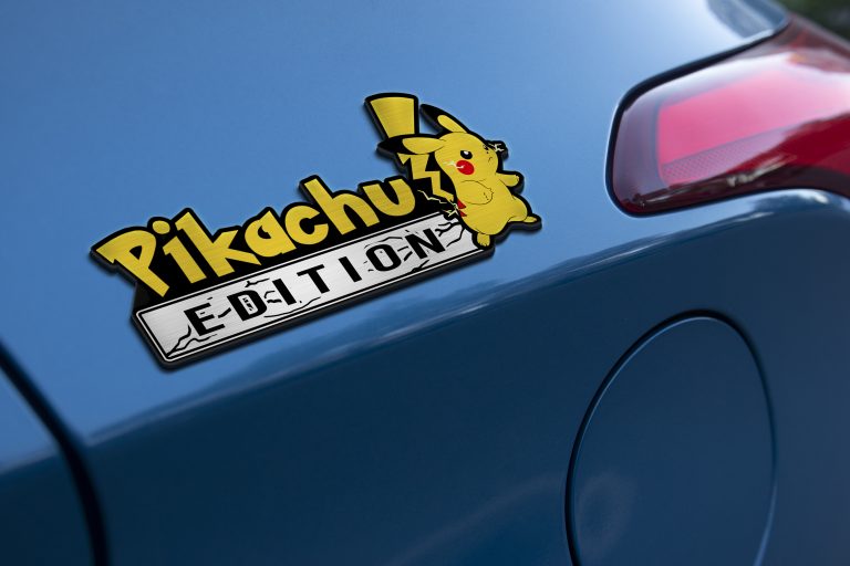 Pikachu Edition Laser Engraved Car Emblem – BohoPride
