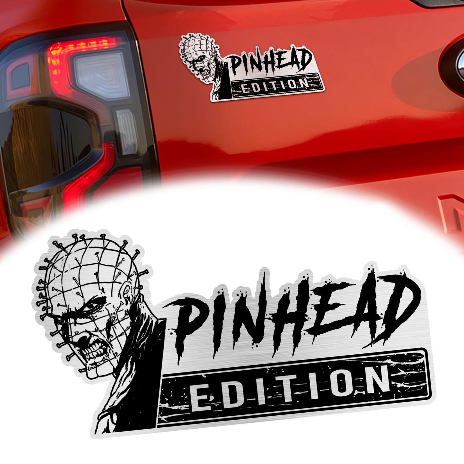 Pin Head Edition Laser Engraved Car Emblem – BohoPride