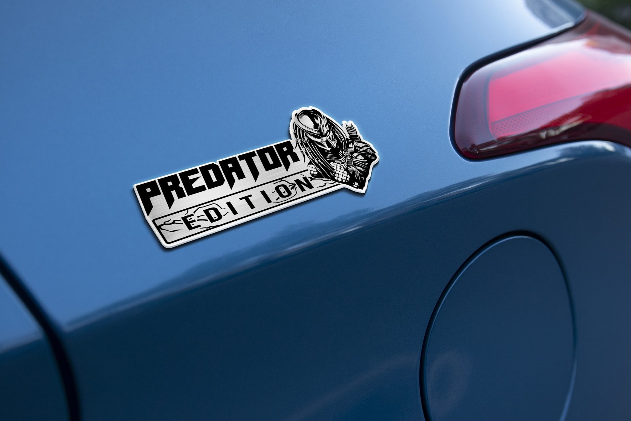Predator Helmet Head Edition Laser Engraved Car Emblem – BohoPride