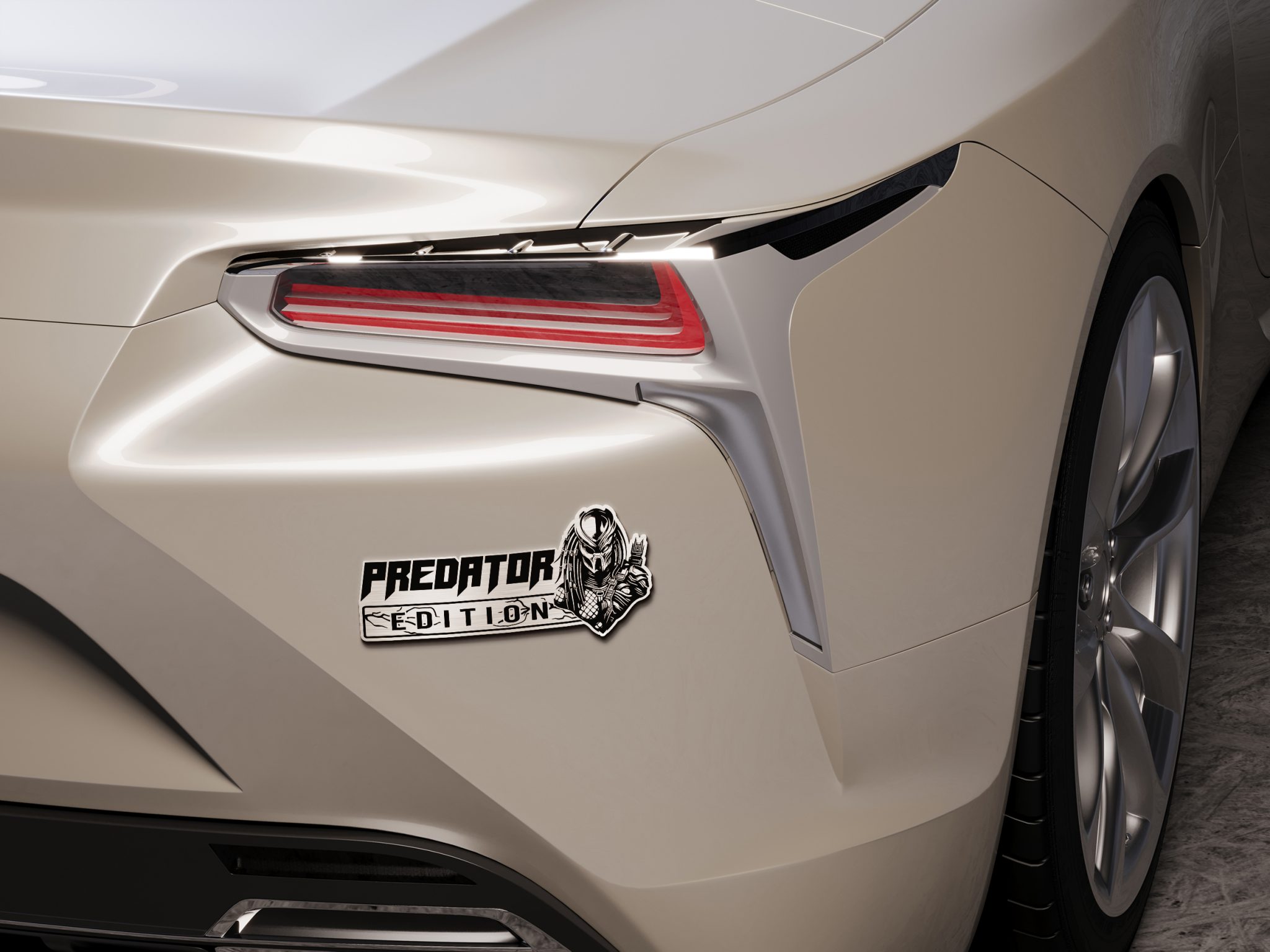 Predator Helmet Head Edition Laser Engraved Car Emblem – BohoPride