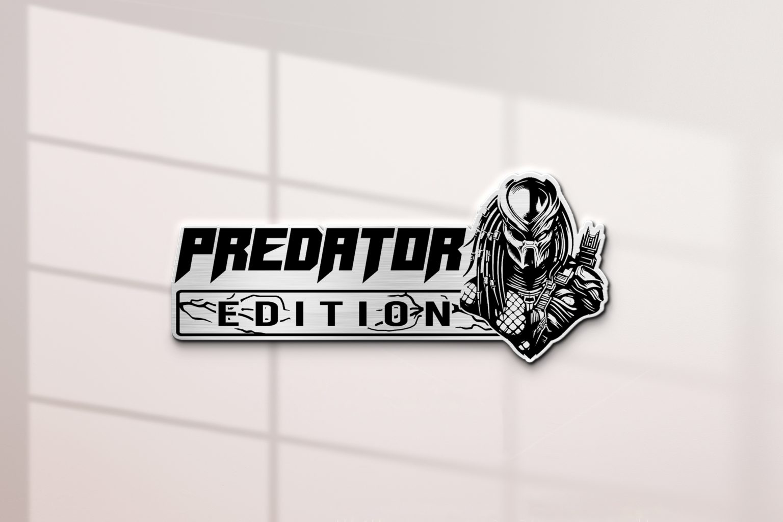 Predator Helmet Head Edition Laser Engraved Car Emblem – BohoPride