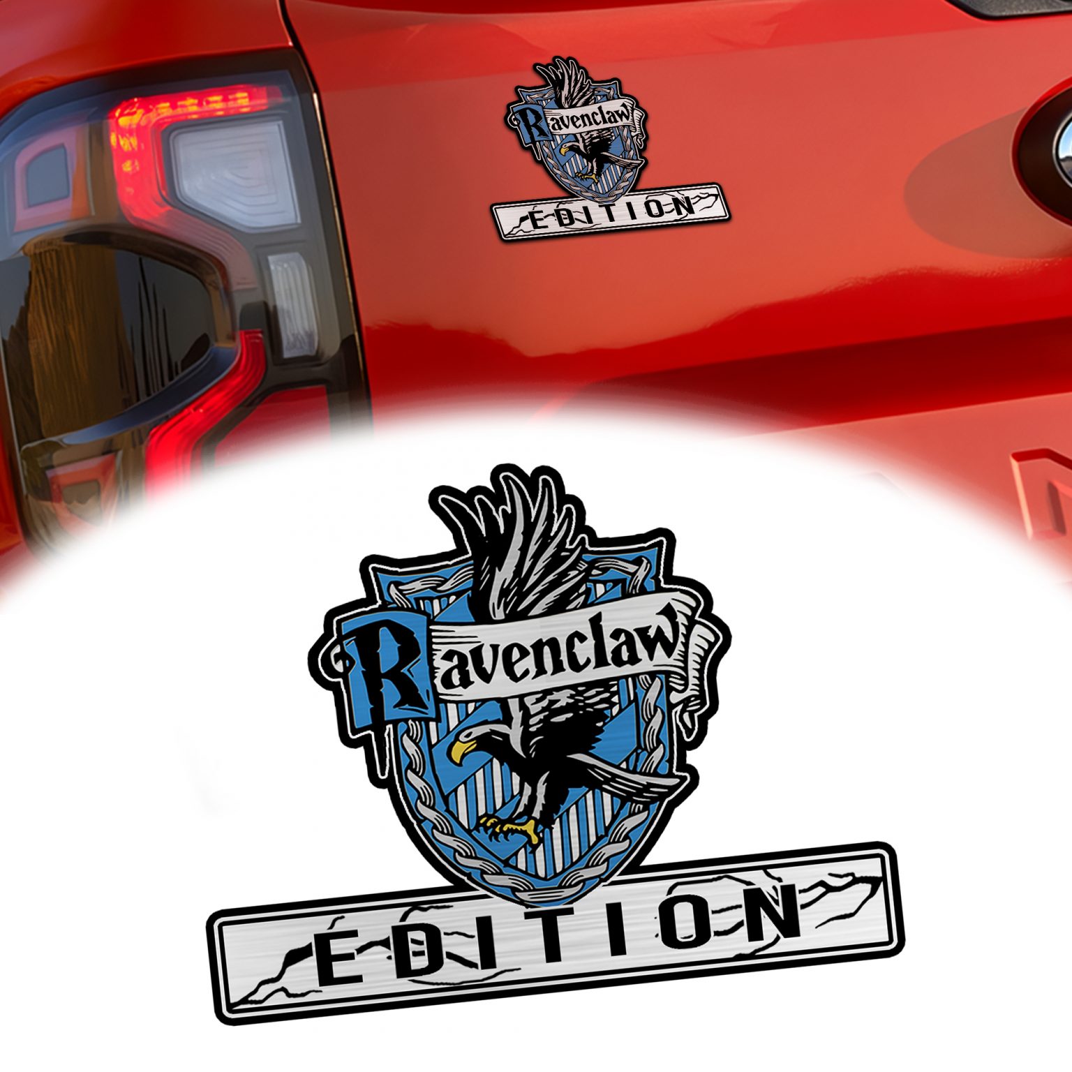 Ravenclaw Edition Laser Engraved Car Emblem Version 3 – BohoPride