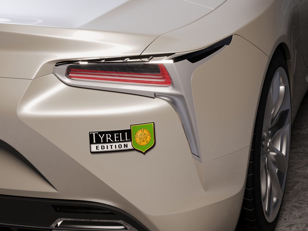 House Tyrell Edition Engraved Car Emblem – BohoPride