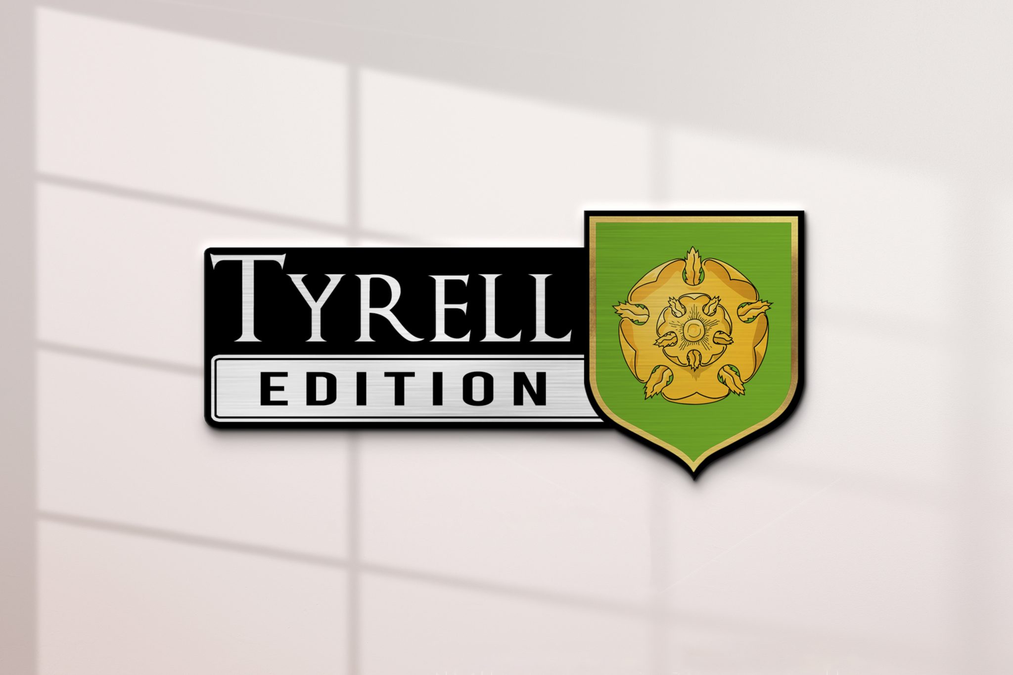 House Tyrell Edition Engraved Car Emblem – BohoPride