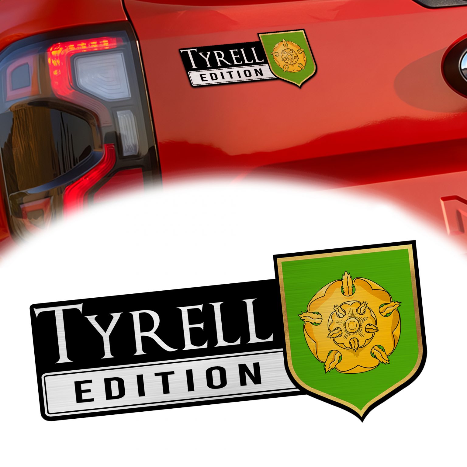 House Tyrell Edition Engraved Car Emblem – BohoPride