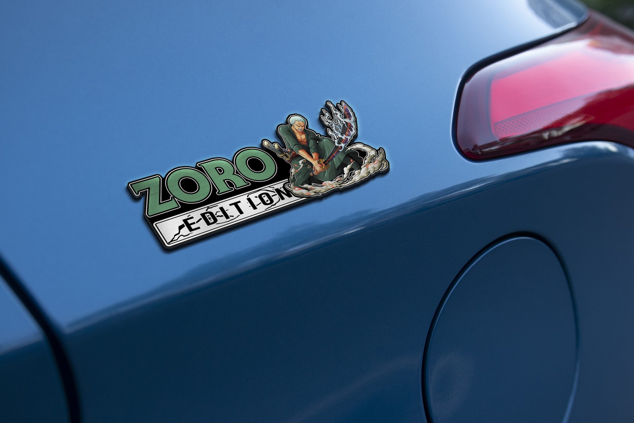 Roronoa Zoro Edition Laser Engraved Car Emblem – BohoPride