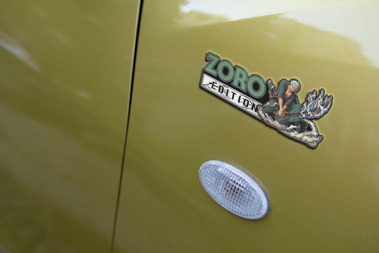 Roronoa Zoro Edition Laser Engraved Car Emblem – BohoPride