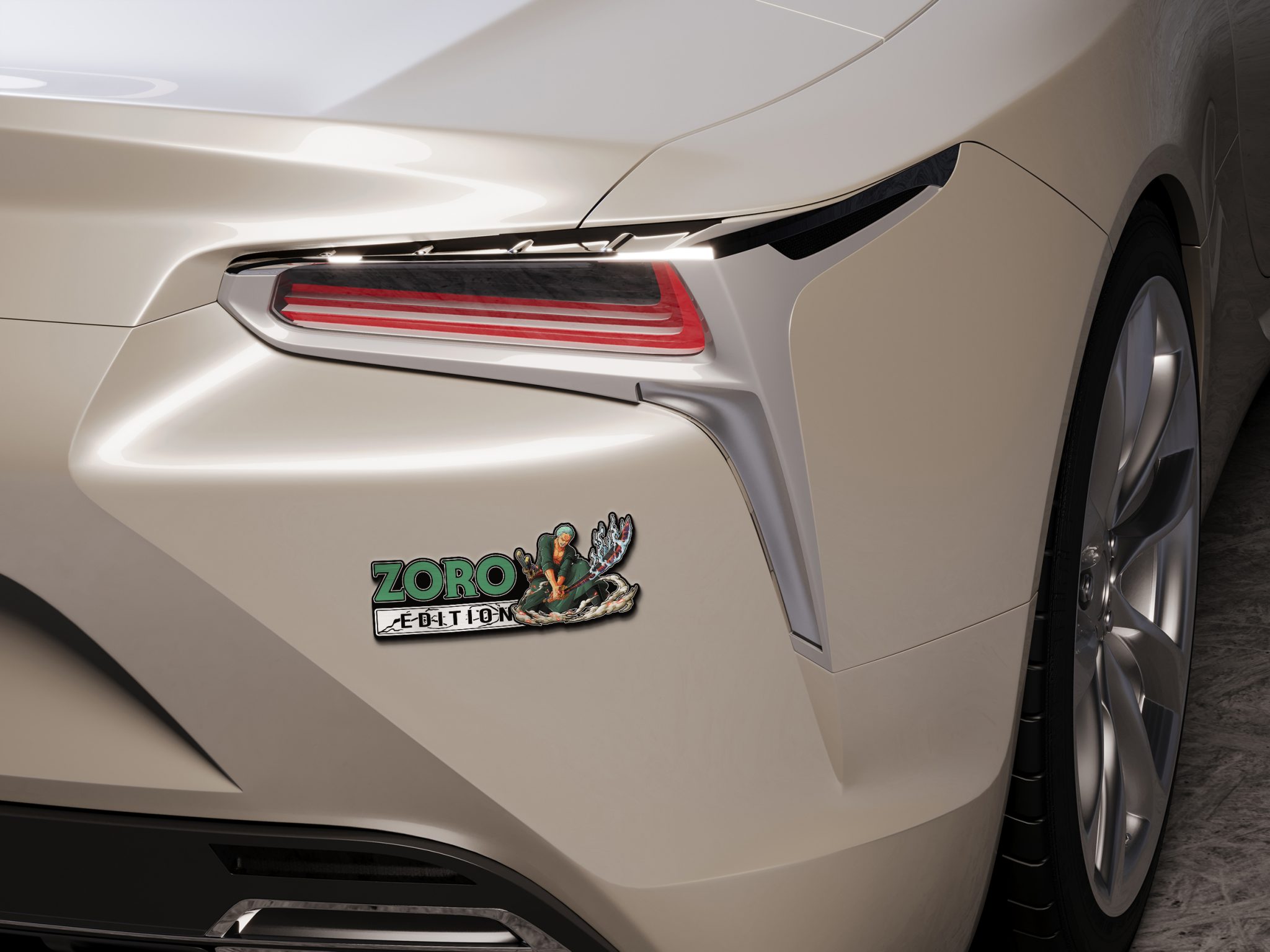 Roronoa Zoro Edition Laser Engraved Car Emblem – BohoPride