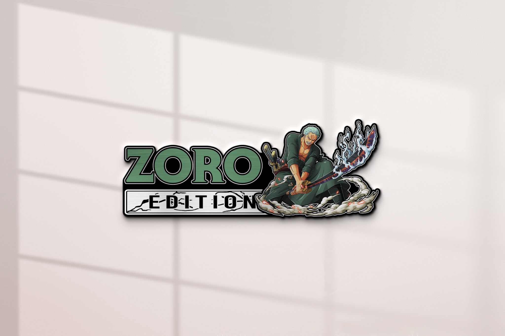 Roronoa Zoro Edition Laser Engraved Car Emblem – BohoPride