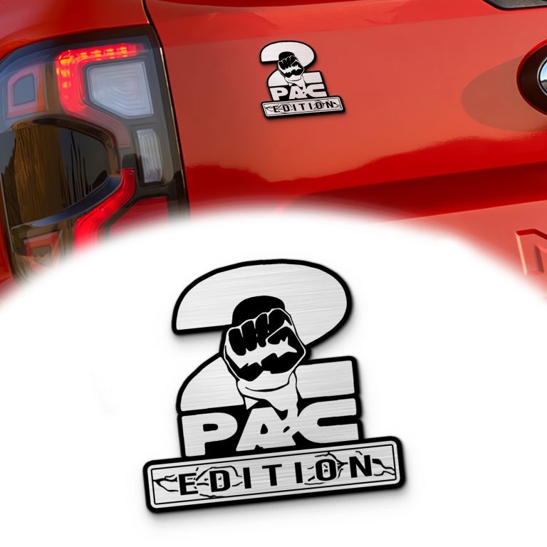 Tupac Edition Laser Engraved Car Emblem Ver 1 – BohoPride