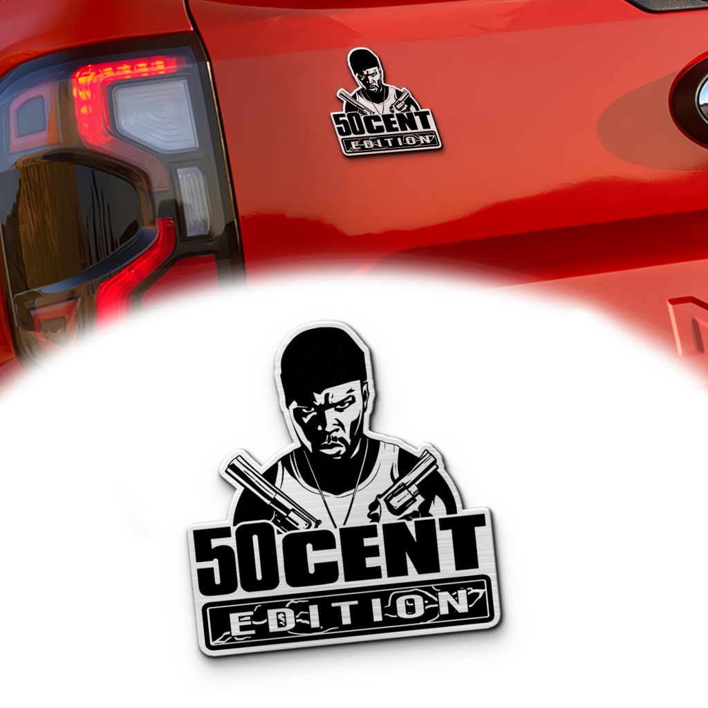 50 Cent Edition Laser Engraved Car Emblem – BohoPride
