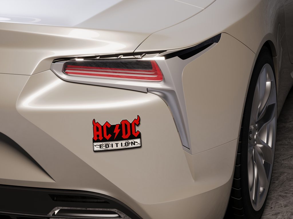 AC/DC Edition Laser Engraved Car Name Emblem Version 2 – BohoPride