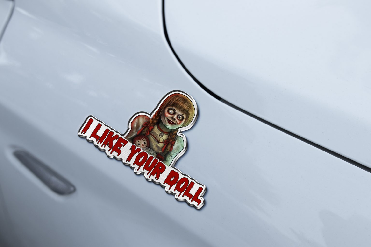 Annabelle Signature and Iconic Quote Edition Laser Engraved Car Emblem ...