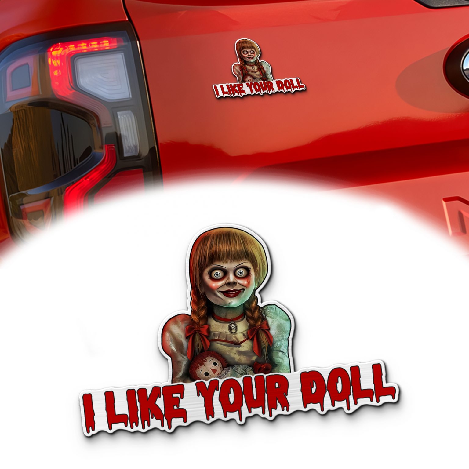 Annabelle Signature and Iconic Quote Edition Laser Engraved Car Emblem ...