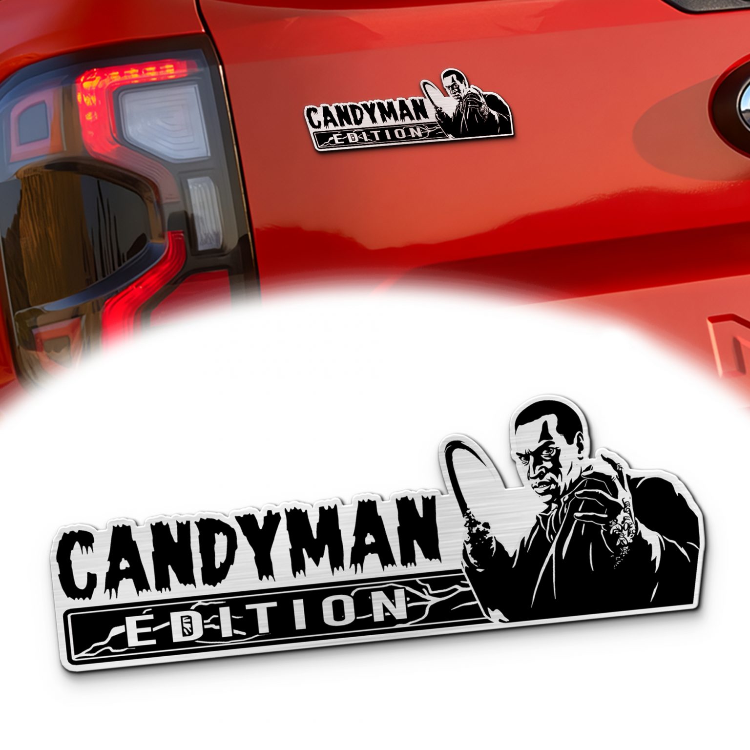 Candyman Edition Laser Engraved Car Emblem – BohoPride