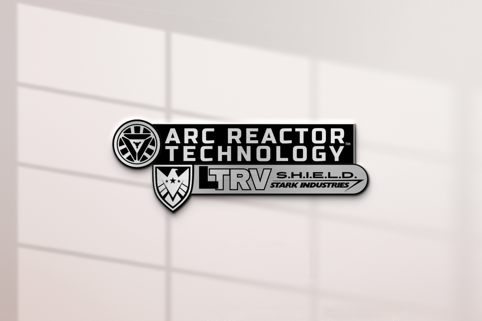 Arc Reactor Technology Laser Engraved Car Emblem – BohoPride