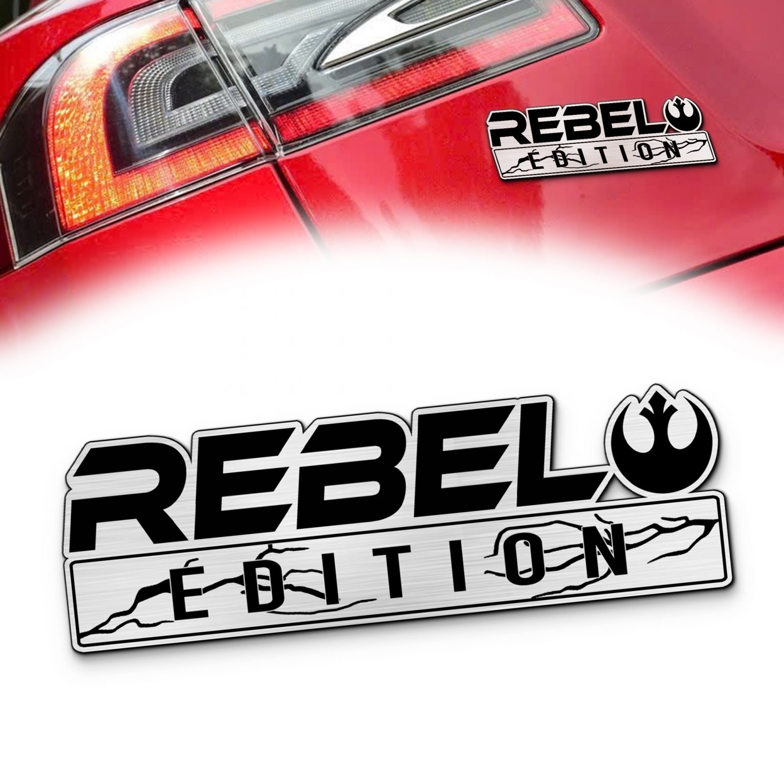 Rebel Laser Engraved Car Emblem – BohoPride