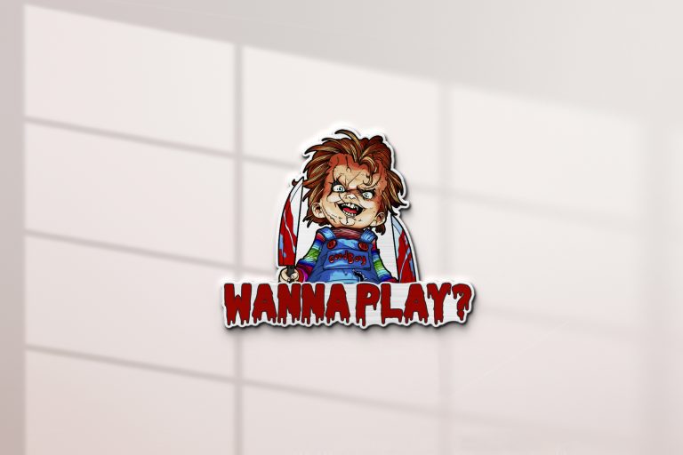 Chucky Signature and Iconic Quote Edition Laser Engraved Car Emblem ...