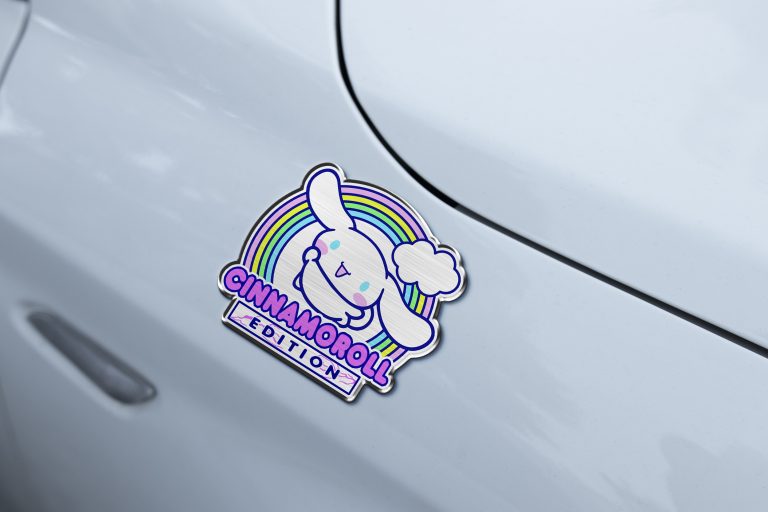 Cinnamoroll Edition Laser Engraved Car Name Emblem – BohoPride