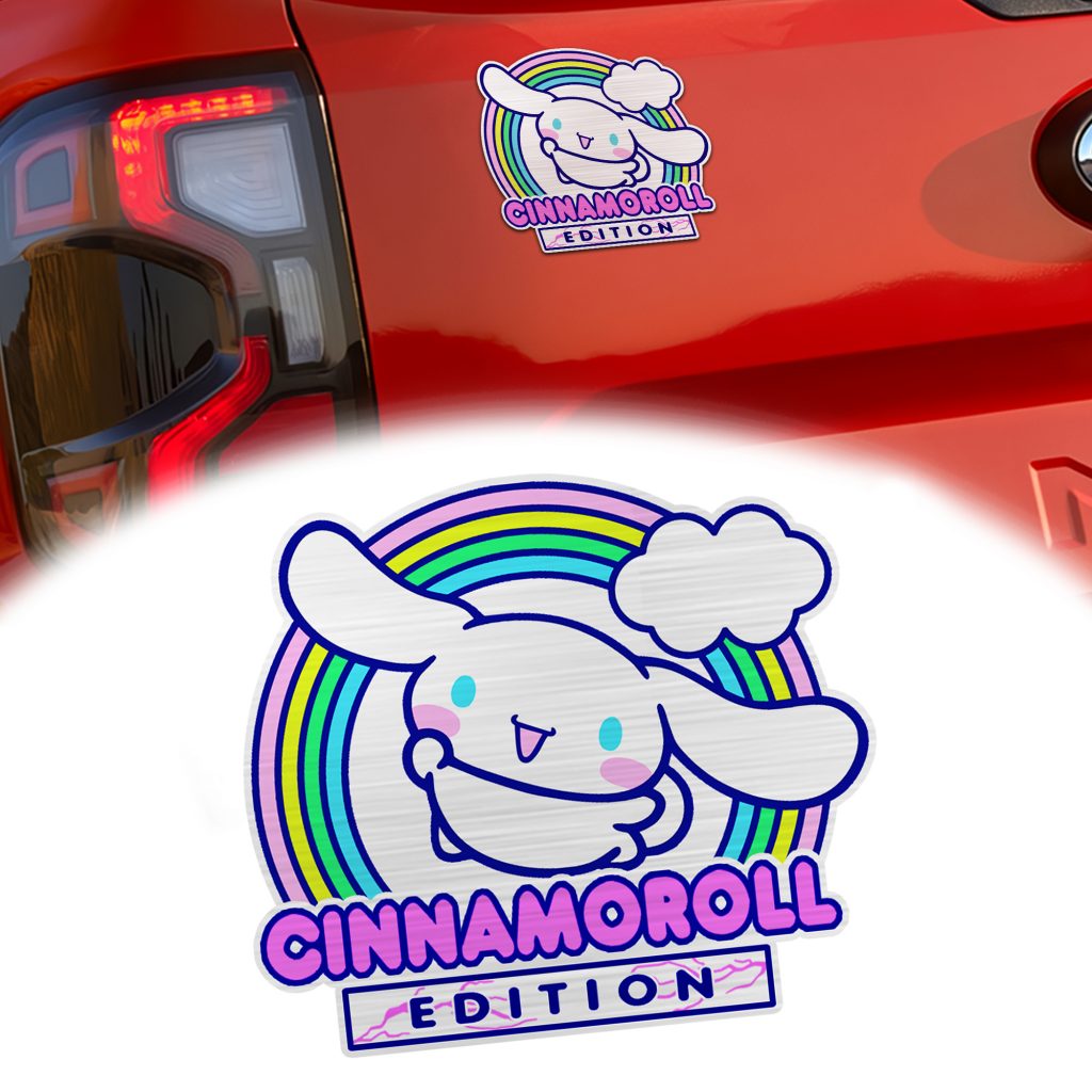 Cinnamoroll Edition Laser Engraved Car Name Emblem – BohoPride