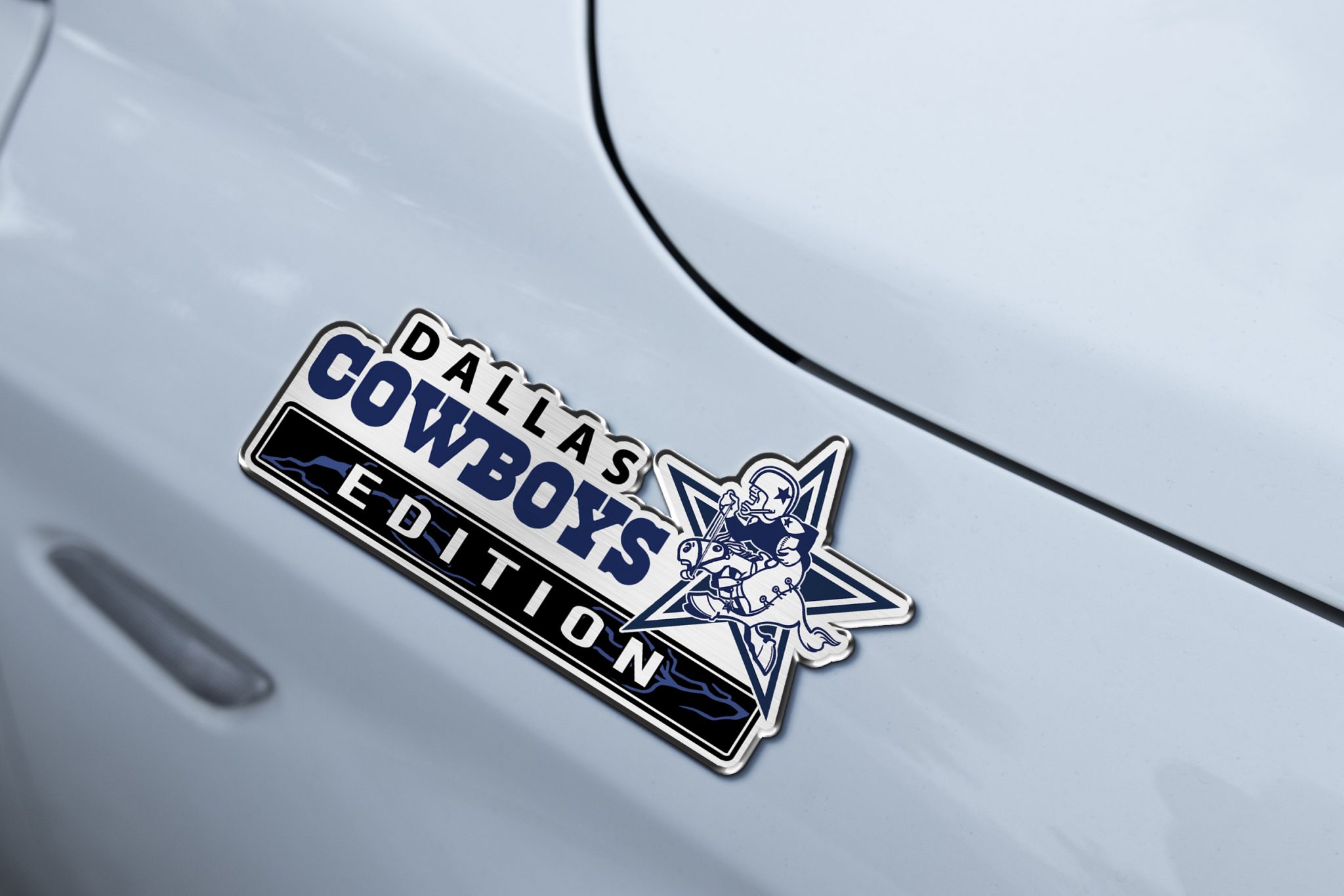 Dallas Cowboys Edition Inspired Laser Engraved Car Emblem Version 1 ...
