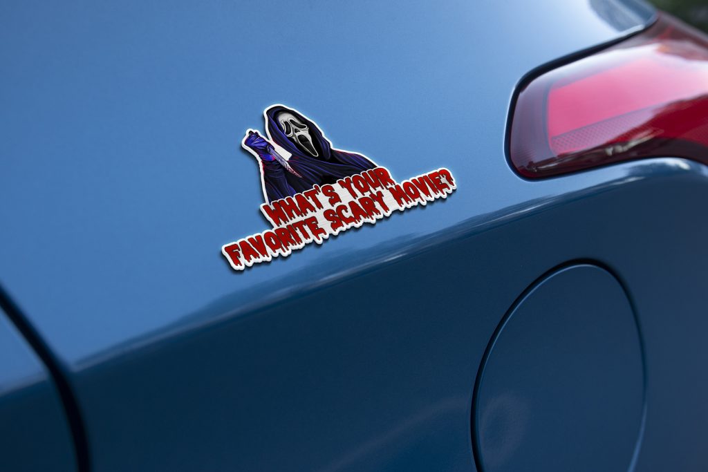 Ghostface Signature and Iconic Quote Edition Laser Engraved Car Emblem ...